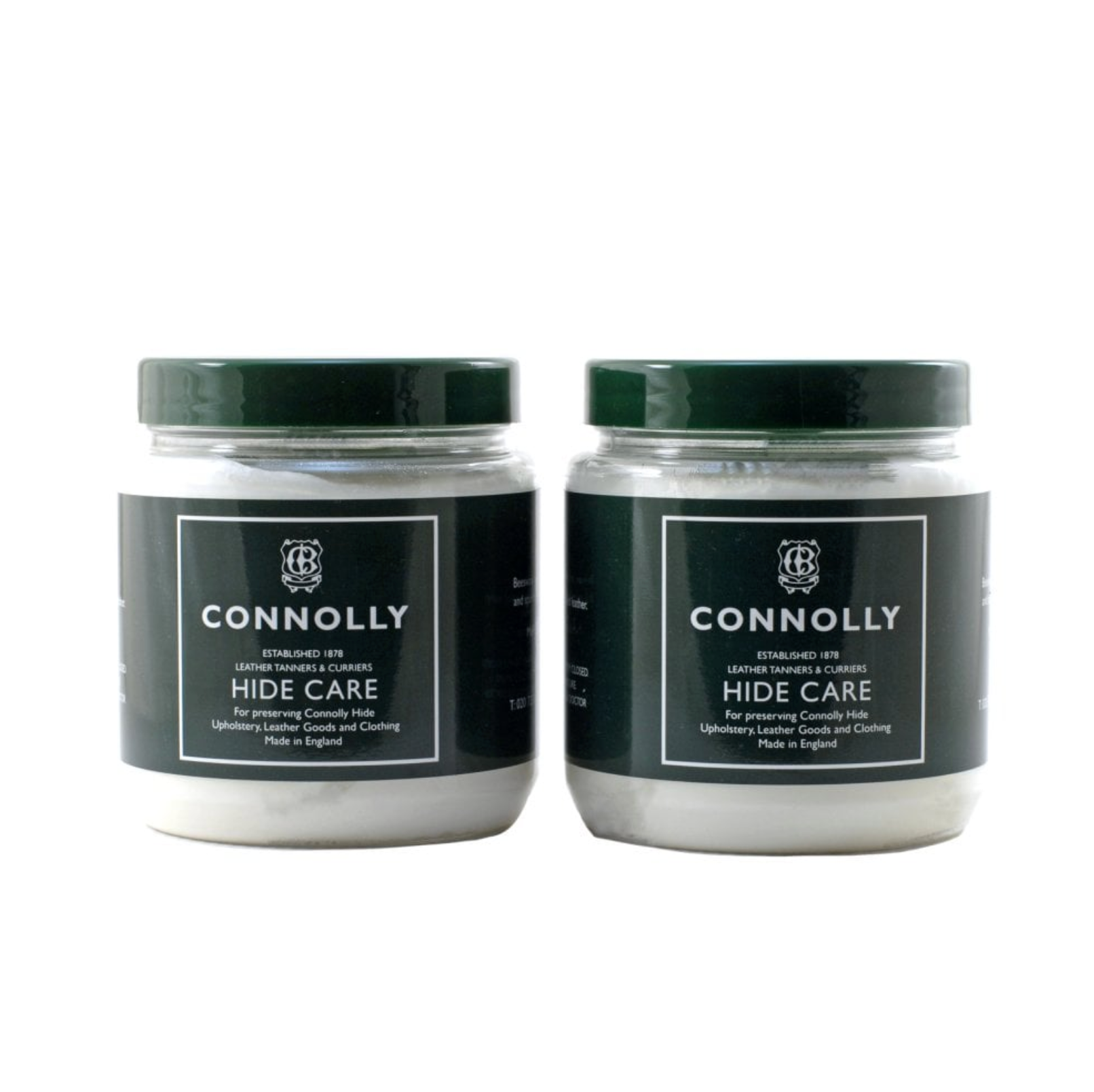 Connolly Hide Care Cream Leather Preserver & Restorer 285g TWIN PACK ...